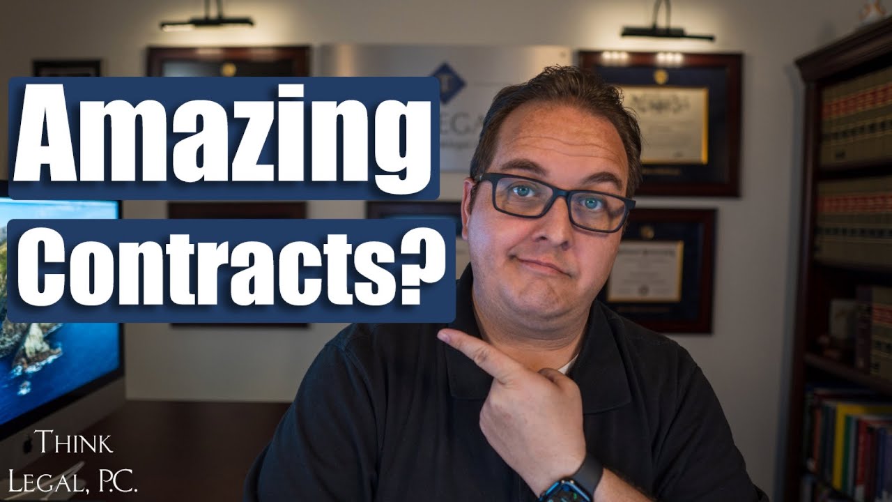 7 Tips for Creating Amazing Contracts - Think Legal, P.C.